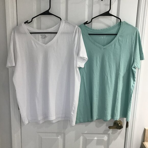 Time and Tru | Tops | Time And Tru 2 Shirt Combo Xl | Poshmark